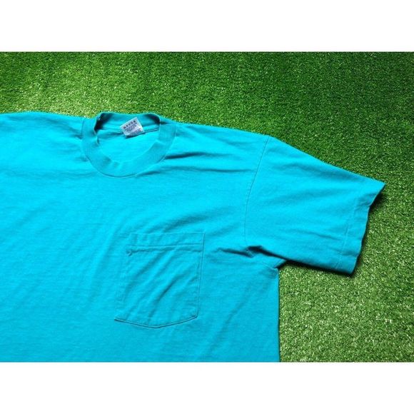 BVD | Shirts | Vintage9s Bvd Mens Single Stitch Pockett Blank Tee Large ...